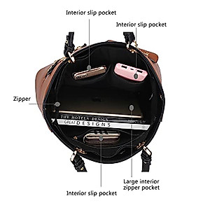 MKF Collection Satchel Bag for Women’s Crossbody Tote Handbag Top-Handle Purse