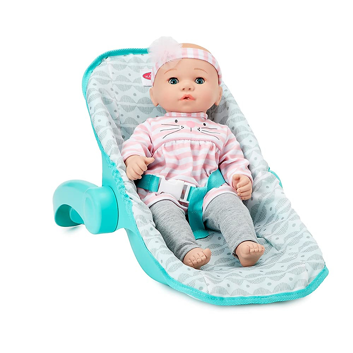 Madame Alexander Soft Gray Car Seat/Carrier