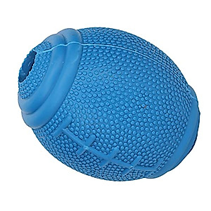 Naroote Pet Chew Toy Balls, Reduce Boredom Dog Rugby Toy Bite Resistant Rubber for Puppy for Indoor