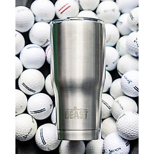 Beast 40 oz Tumbler Stainless Steel Vacuum Insulated Coffee Ice Cup Double Wall Travel Flask (Stainless Steel)