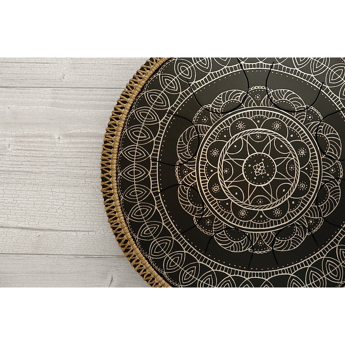 GUDA DRUM Freezbee with Premium design and Soft Rope Decoration