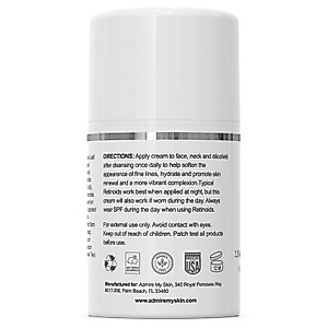 Admire My Skin Potent Retinoid Cream - Anti Aging Retinol Cream Moisturizer to Help Clear Acne Prone Skin, Eliminate Wrinkles and Provide You With That Healthy Youthful Glow