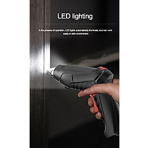 Electric Screwdriver Set Rechargeable 3.6V Cordless Screwdriver Kit with 48pcs Accessories,Switch Direction with One Click - Power Drill Cordless with LED Light