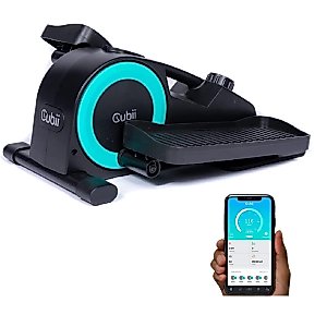 Cubii JR2+, Under Desk Elliptical, Bike Pedal Exerciser, with Bluetooth Fitness Tracker Sync, Work from Home Fitness, Exerciser for Seniors, Desk Exercise