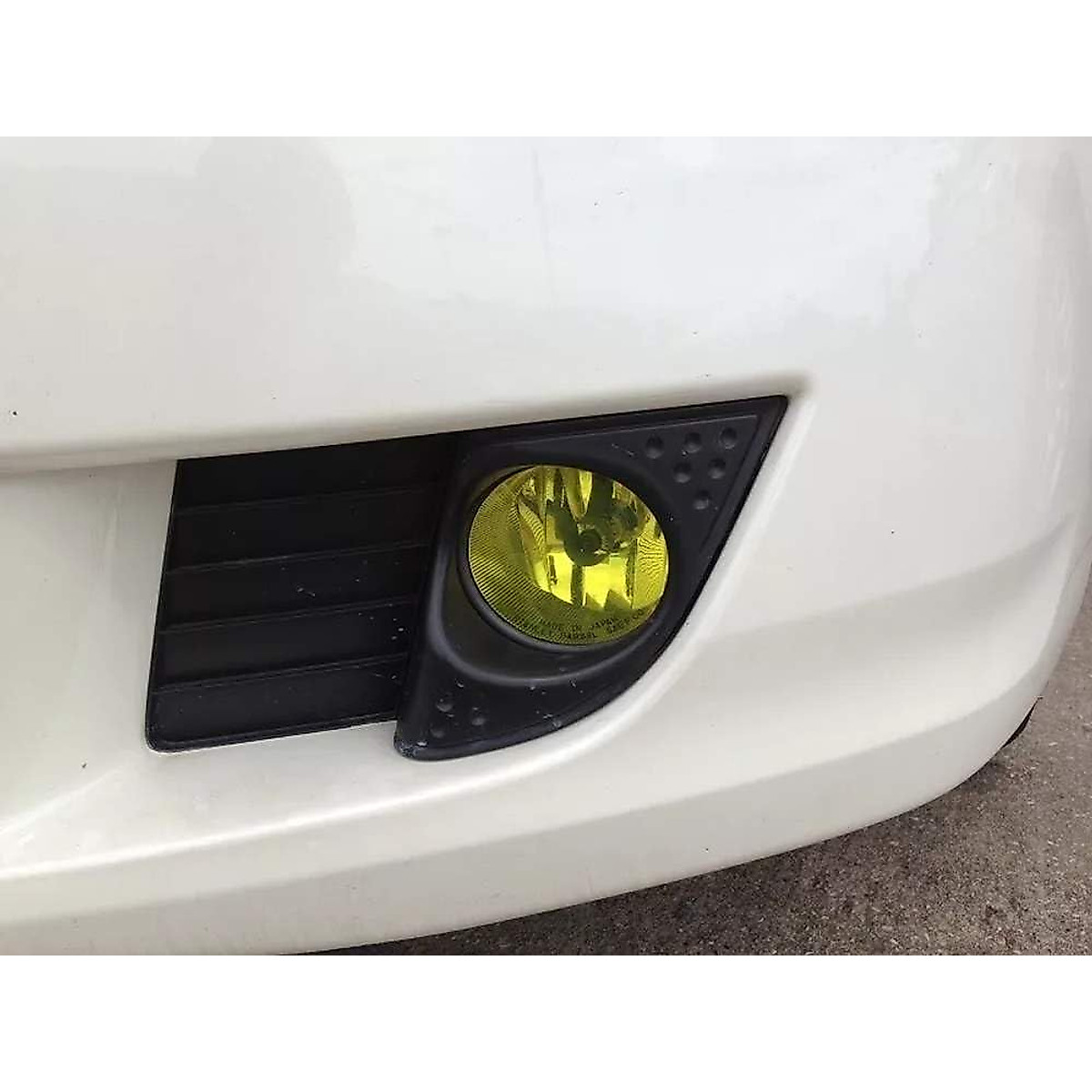 iJDMTOY Pair Selective Yellow Lens Fog Light Lamp Assemblies w/ 55W H11 Halogen Bulbs Compatible with Acura Honda, Compatible with Ford, Compatible WithNissan Subaru Suzuki etc