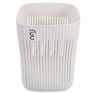 DOITOOL Bathroom Baskets Large Waste Paper Basket Bin Modern Style Rubbish Bin Garbage Storage Container Recycling Can for Bathroom Bedroom Home Office Dorm College 16L Garbage Container