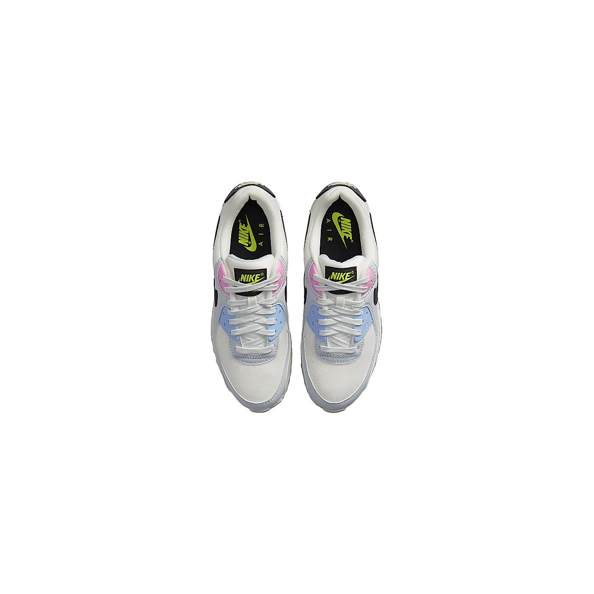 Nike Women's Air Max 90 Summit White/Black-Light Bone (DQ0374 100) - 9.5