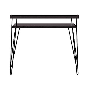 Ameriwood Home Haven Retro Desk with Riser, Espresso