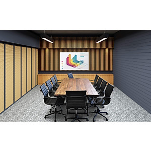 SOLIS LIGNA II 11-Piece Conference Set 1 Table, 10 Chairs, Brown, Black