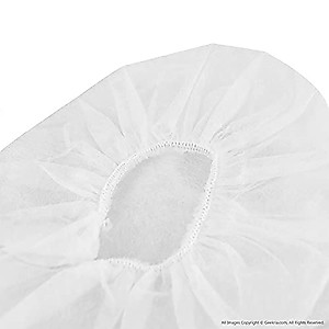 Geekria 500 Pairs Disposable Headphones Ear Cover for Over-Ear Headset Earcup for Bulk Pack, Stretchable Sanitary Ear Pads Cover, Hygienic Ear Cushion Protector Wholesale Multi-Pack(M/White)