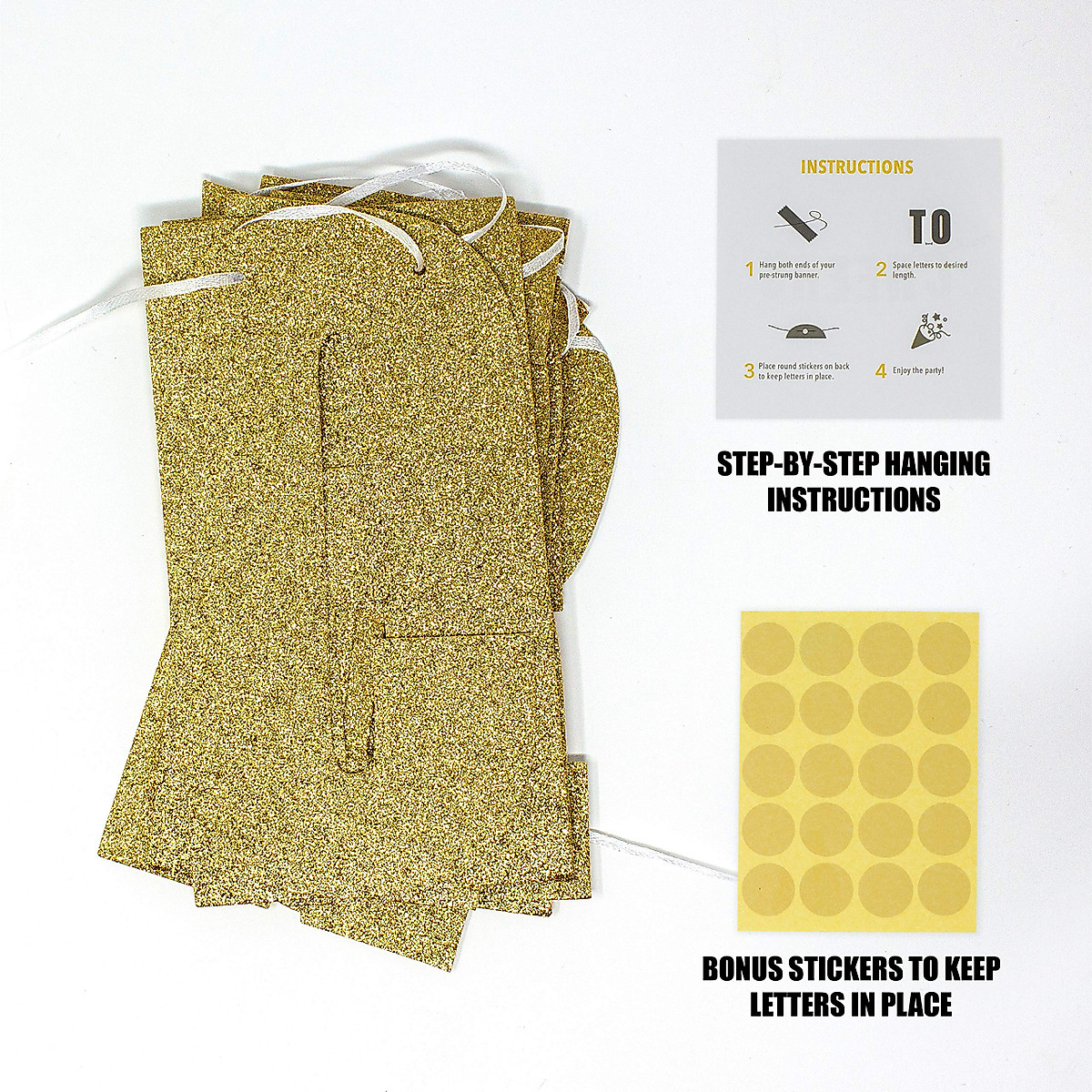 Pre-Strung Talk 30 To Me Banner - Dirty 30 Birthday Decorations for Her & Him , 30 Flirty and Thriving , Talk Thirty to Me , 30th Bday Decor 30 Years Birthday Banner for Women & Men - By Prazoli