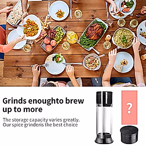 Herb Grinder All-in-one, Kitchen Spice Grinder, Black