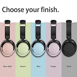 BAOBER Wireless Bluetooth Headphone Over Ear, Bluetooth Transmitter for TV,PC,3.5mm Audio Device, Wired and Wireless Headset (Black)