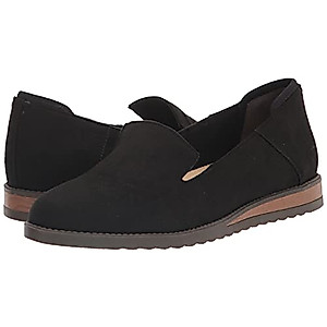 Dr. Scholl's Shoes Women's Jetset Loafer, Black Fabric, 8.5