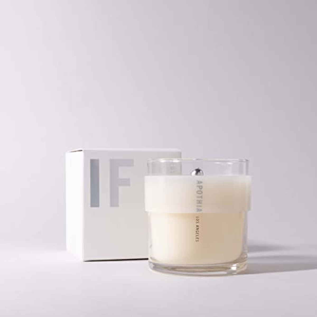 APOTHIA - IF Candle | Modern White Floral & Citrus | Naturally Derived Soy Wax Blend | Cruelty-Free Candle | Up to 60 Hour Long Burn Time | 9 oz