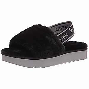 Koolaburra by UGG womens Fuzz'n Ii Slipper, Black, 12 US