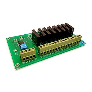 8 Channel I2C Interface Bus Solid State Relay Module for Arduino Raspberry PI and All Mic, AC Voltage Frequency Range 50…60Hz, AC Controlling Voltage Range 100…240VAC Long Life Quite Relay