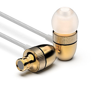 Betron ELR50 Headphones Earphones Wired with Noise Isolating in-Ear Earbuds, Gold