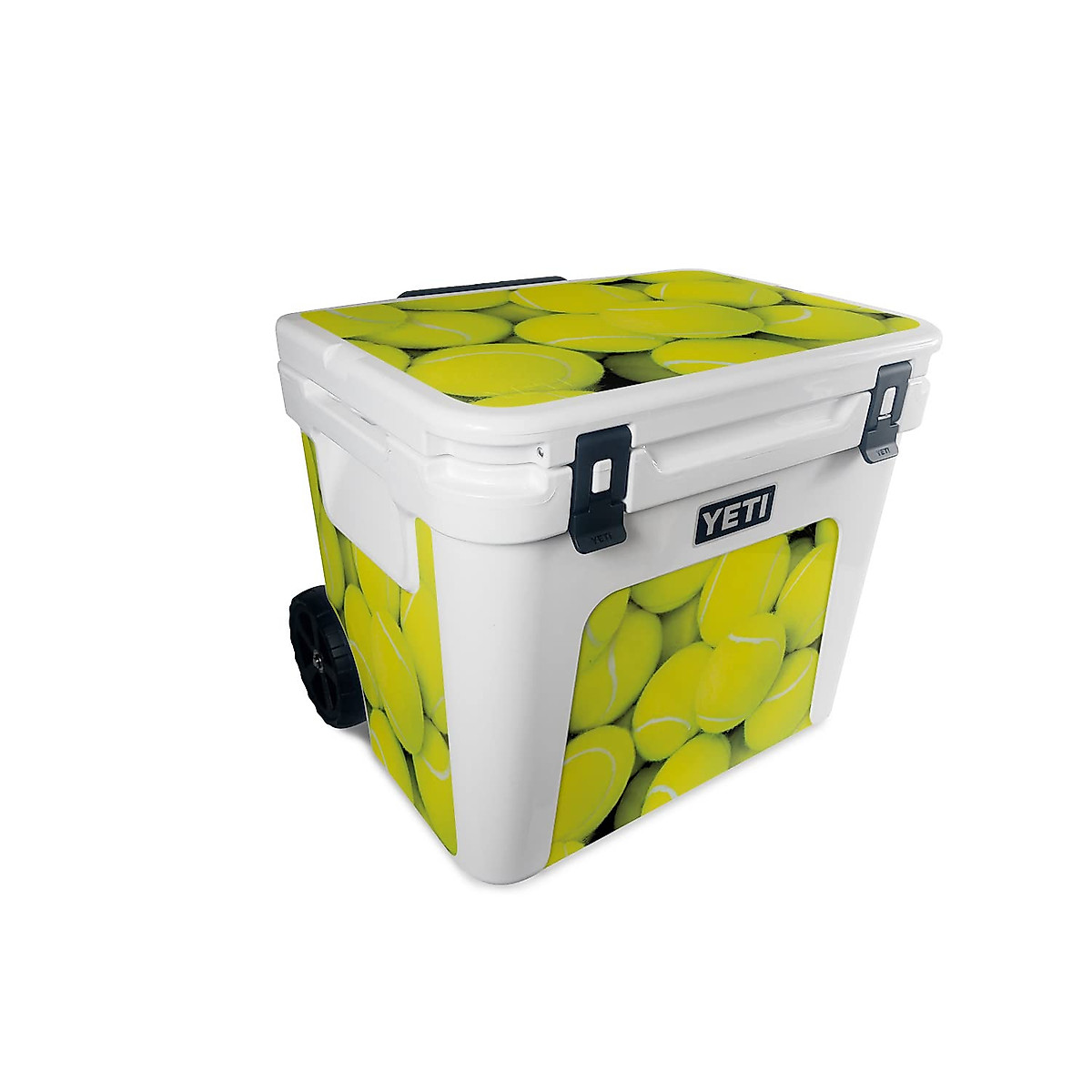 MightySkins Skin Compatible with Yeti Roadie 60 Wheeled Cooler - Tennis is Life | Protective, Durable, and Unique Vinyl Decal wrap Cover | Easy to Apply, Remove, and Change Styles | Made in The USA