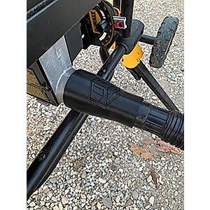 B3D Table Saw Vacuum Adapter Dust Collection Shop Vac Attachment Construction