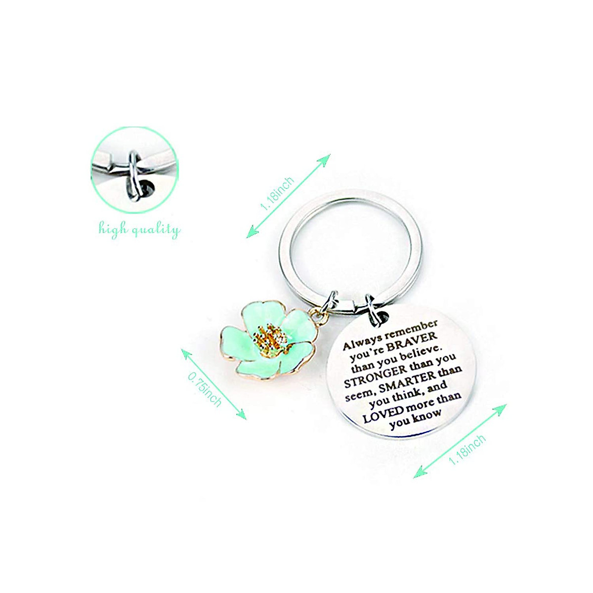 Ohana Keychain Stitch Jewelry Hawaiian Charm Hibiscus Flower Keychain Better Than You Think Ohana Family Jewelry Hawaii Gifts for Women