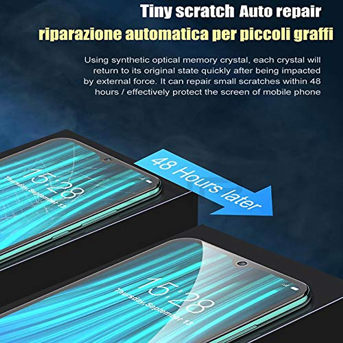 Iiseon High Sensitivity Protective Film for TCL 20 Pro 5G, 2 Pieces Transparent Soft Hydrogel Screen Protectors for TCL 20 Pro 6.67" [NO Tempered Glass] [Clear HD]