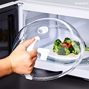 WLTK Professional Microwave Food Anti-Sputtering Cover with Handle Heat Resistant Lid for Microwave Food Dropshipping