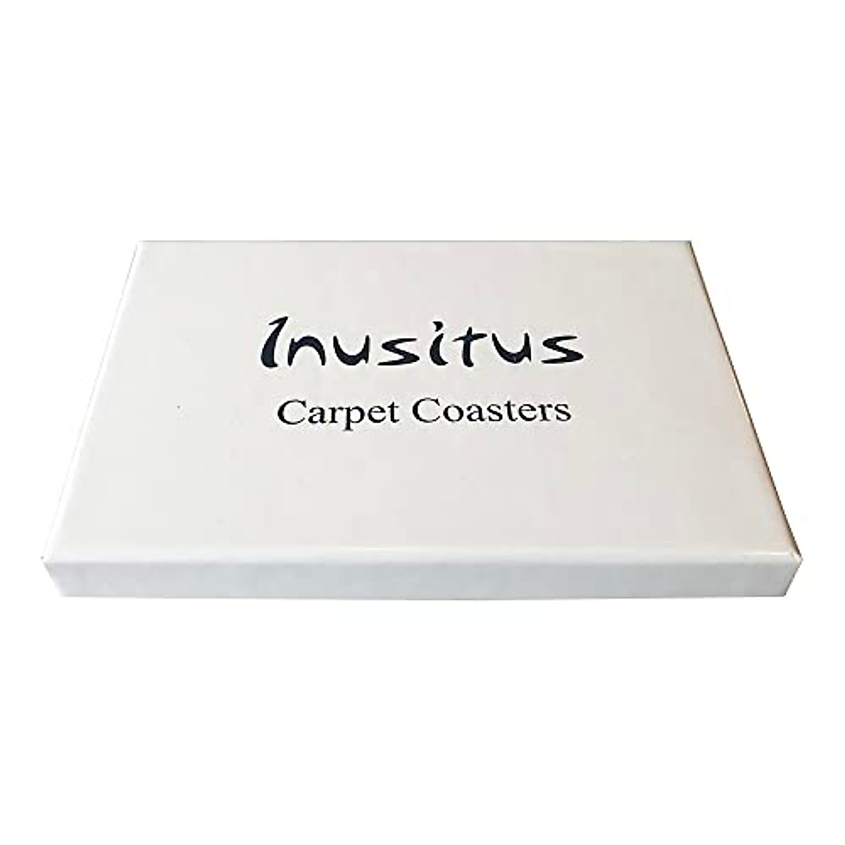 Carpet Coasters, Set of 4 Turkish Rug Style Table Drink mats, Absorbent Kitchen and Dining Accessories, Spill & drip Protection, Rectangular