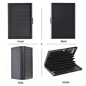 EASTNIGHTS Rfid Credit Card Holder Slim Metal Card Wallet Business Card holders Small Card Case for Men Women