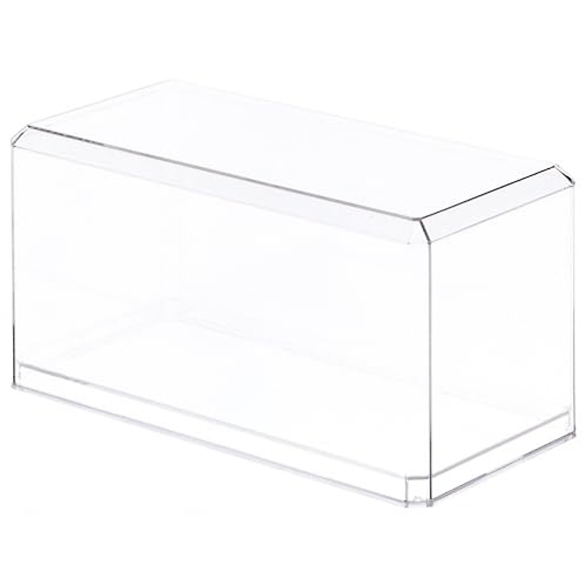 Pioneer Plastics 094C Clear Plastic Beveled Edge Display Case, 4.375" W x 4.125" D x 9" H (for 8 inch Dolls) (Mailer Box)