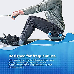 Rowing Machine Seat Cushion fits perfectly over Concept 2 Rower - Rower Seat Cushion Compatible with Hydrow, Concept2 and other Row Machines - Rower Accessories and Seat Pad