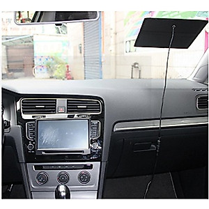 NUZAMAS Poartable 5.5W 18V Solar Panel Charger 2in1 Cigarette Lighter Plug & Alligator Clips for Car Battery Batteries Charging 12V Recharge Outdoor Camping