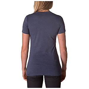 5.11 Tactical Women's Legacy Tonal Tee Shirt, Navy Heather, XS, 31014AAKF