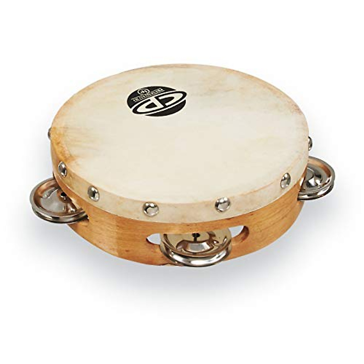 Latin Percussion CP376 6-Inch Tambourine With Head Single Row