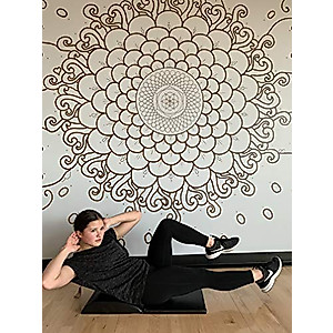 Ab Mat with Tailbone Protector - Ab Mats for Sit Ups - Ab Workout Mat - Full Range of Motion Ab Trainer