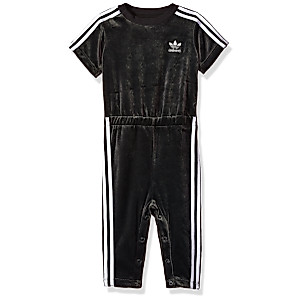 adidas Originals Sets Infant Jumpsuit, Utility Black/White, 3M