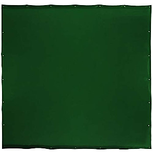VIZ-PRO Green Vinyl Welding Curtain/Welding Screen, 6' x 6'
