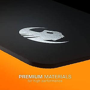 ROCCAT Sense Core XXL PC Gaming Mousepad, Non-Slip Rubber Back, Balanced Micro-Weave Cloth Surface, Durable Computer Desk Mat, Rectangle, XXL, Black