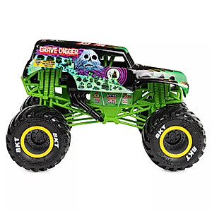 Monster Jam, Official Grave Digger Breaking World Records Die-Cast Monster Truck, 1:24 Scale