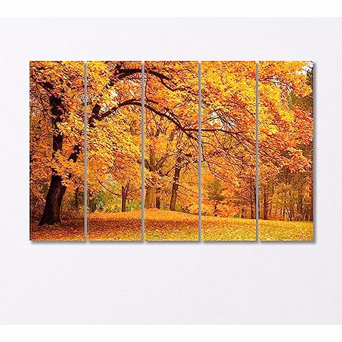 Autumn Landscape Canvas Print 3 Panels / 36x24 inches