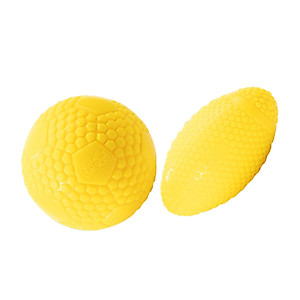 MERRYHAPY 2pcs Pet Toy Ball Dog Molar Toy Dog Soccer Toys Dog Squeaky Balls Dog Squeaky Toys Football Toys for Dog Pet Molar Toys Dog Balls Dog Football Toys Dog Bite Toys Pet Chew Toys