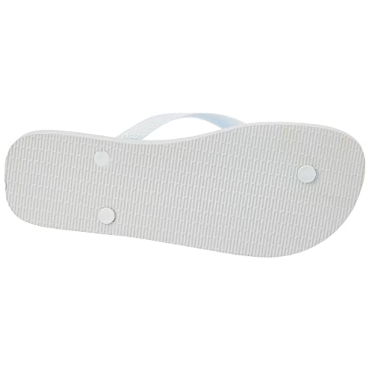 Havaianas Men's Hype Flip Flop Sandal, White/White/Navy Blue, 13