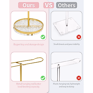 Headband Holder Organizer, Water Ripple Acrylic Headband Storage Display for Women Girl, Hair Bow Organizer Holder for Hair Accessories, Prefect for Disney Mickey Ear Bracelet Hair Clip Jewelry