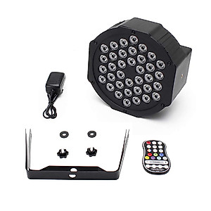 Rechargeable Par Can Lights U`King Wireless LED Uplights Battery Powered Uplighting RGB 36W Stage Lighting for Events DJ Disco Wedding Party - 4 Pack