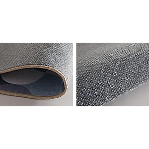 Heavyoff Office Chair Mat for Hardwood Floor Computer Gaming Rolling Chair Mat Floor Protector Mat Round Desk Rug Wood Tile Protection Mat for Office Home, A10, Diameter 24"