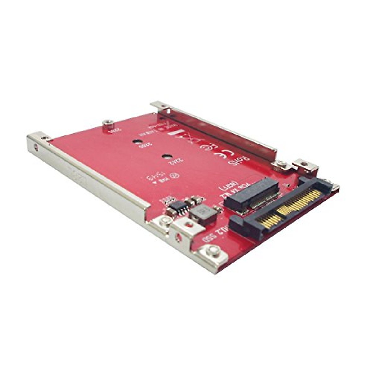 Ableconn IU2-M2132 M.2 NVMe to U.2 Adapter - Turn M.2 NVMe SSD to 2.5" Drive with U.2 (SFF-8639) Interface - M2 SSD Converter - PCIe M.2 NVMe to U.2 Host Adapter