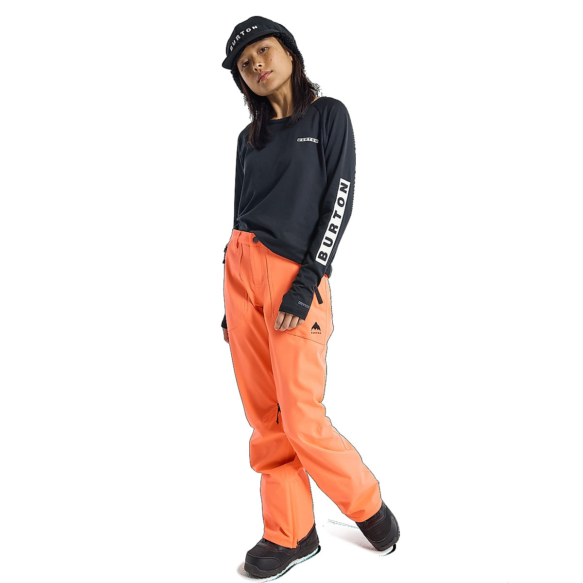 Burton Women's Vida 2L Pants, Tetra Orange, Medium