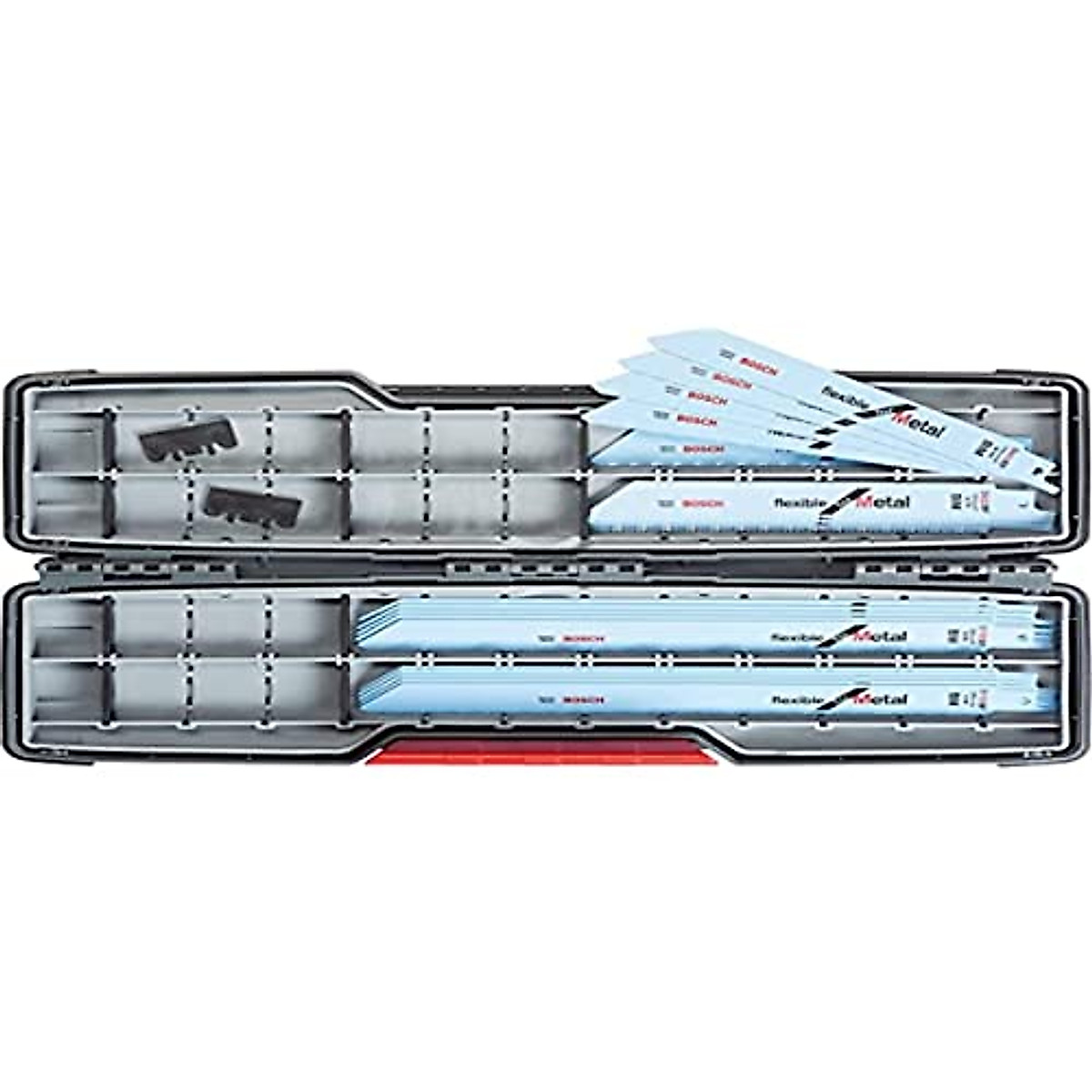 Bosch Accessories 20-Piece Sabre Saw Blade Set, Flexible (for Metal, Accessories for Sabre saws)