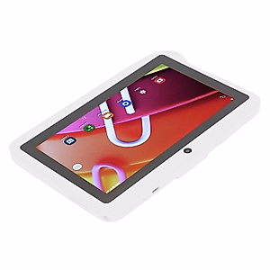 Airshi 7 Inch Kids Tablet Large Storage IPS HD Display Tablet 5GWifi Dual Band for Gaming (White)