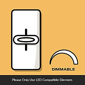 Simba Lighting LED E11 T4 Mini-Candelabra JD Light Bulb 5W 40W to 50W Halogen Replacement (4 Pack) 88SMD2835 Corn JDE11 120V for Chandeliers, Sconce, Cabinet Lighting, Soft White 3000K, Dimmable